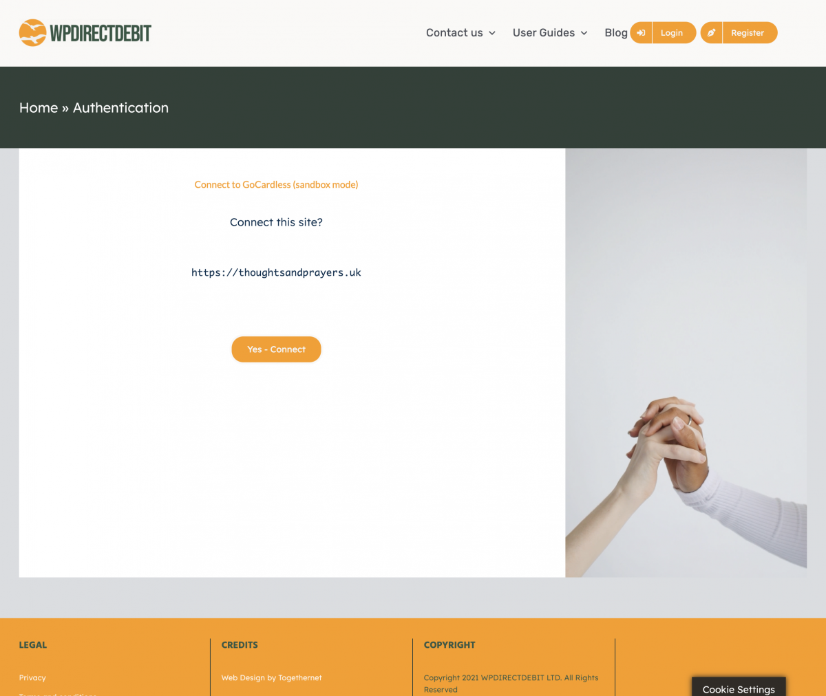Connection Settings - WPdirectdebit